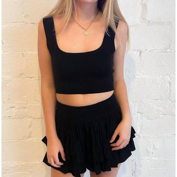 Le Lis | Tops | New Le Lis Laura Knit Tank In Black | Poshmark